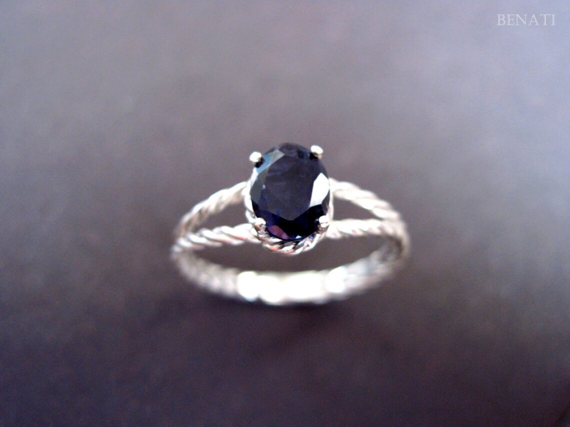 Fancy Braided Rope Ring Weaved Rope Silver Ring Oval - Etsy