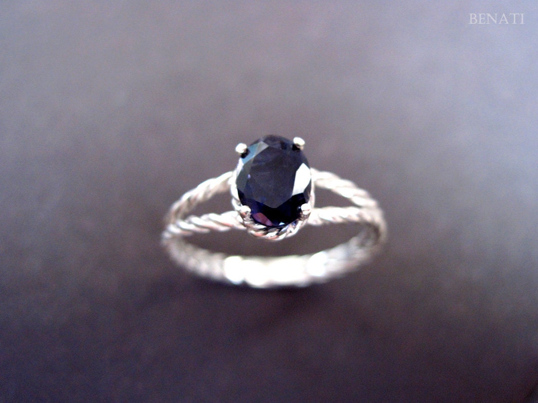 Fancy Braided Rope Ring Weaved Rope Silver Ring Oval | Etsy