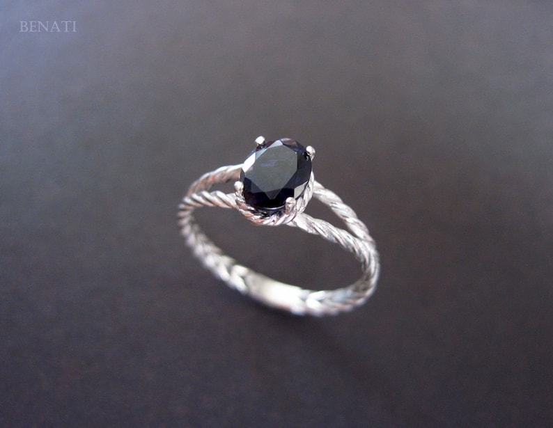 Fancy Braided Rope Ring Weaved Rope Silver Ring Oval - Etsy