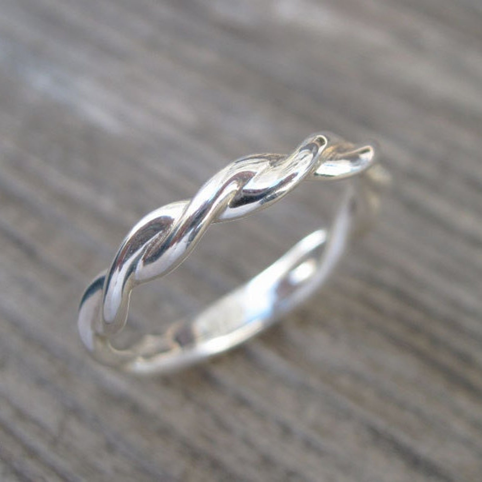 Twisted Rope Wedding Band Infinity Wedding Ring Wedding - Etsy