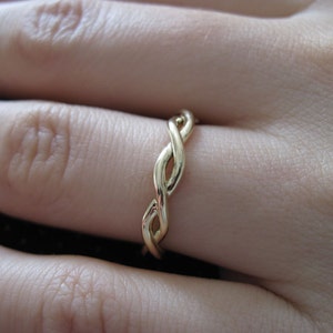 Sapphire Wedding Band Sapphire Infinity Knot Ring Infinity | Etsy