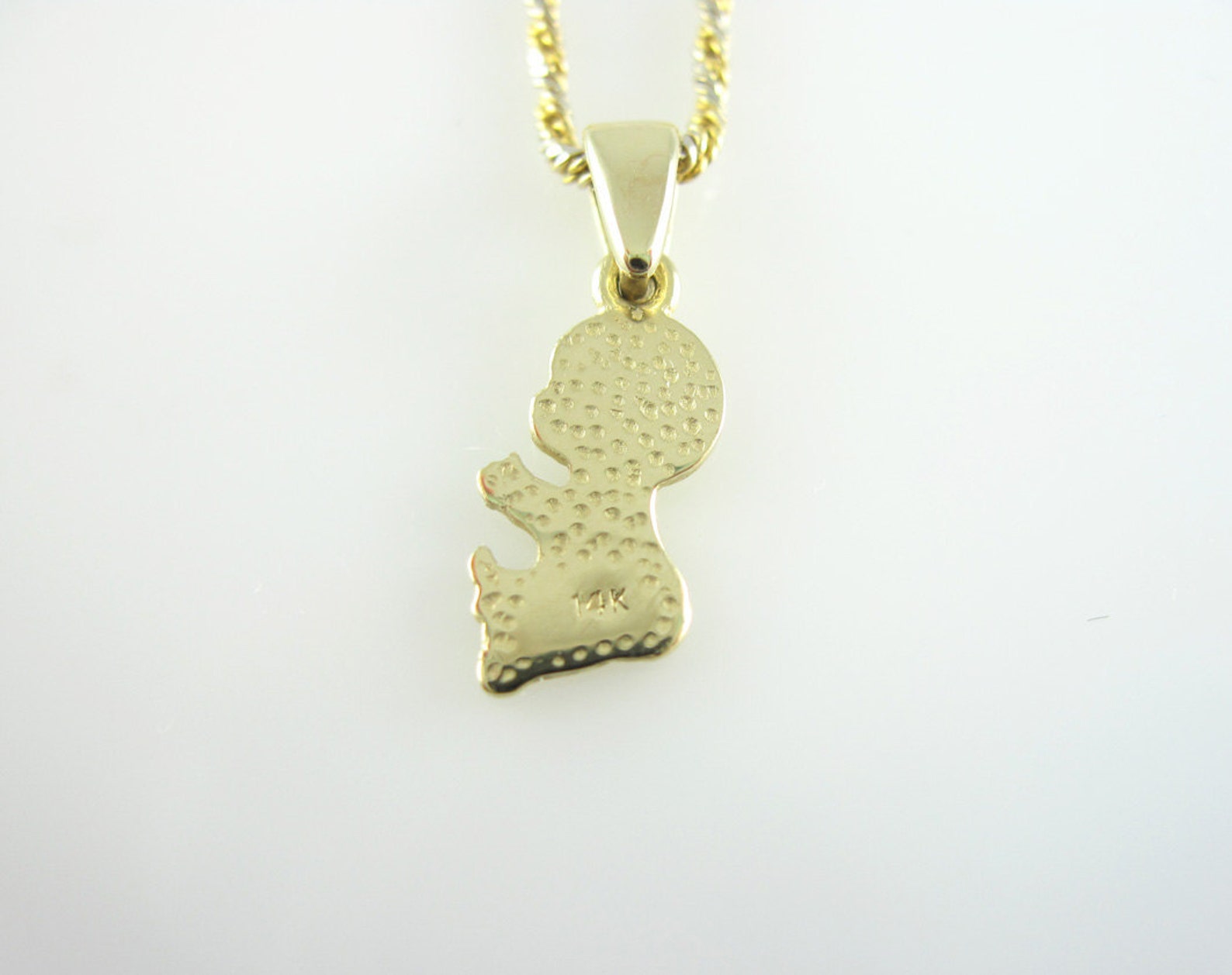 Adorable Baby Boy Pendant Mothers Gift New Born Child 14k | Etsy