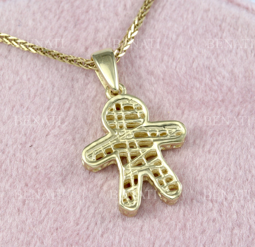 Super Cute Baby Boy - in 14k Solid Gold Wire Mesh - Newborn - Life ...