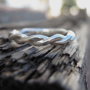 Twisted Rope Wedding Band Infinity Wedding Ring Wedding | Etsy