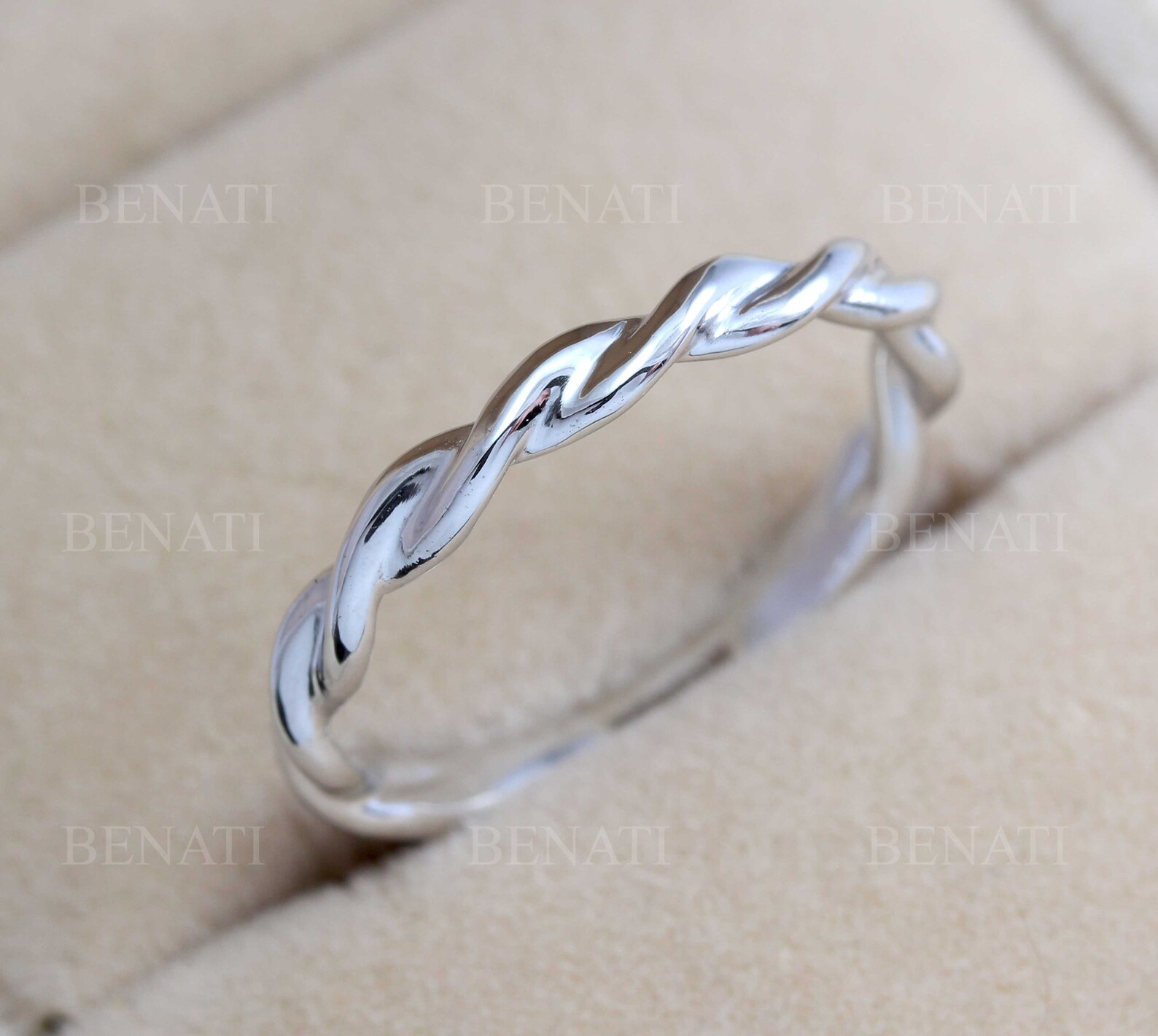 Twisted Rope Wedding Band Infinity Wedding Ring Wedding - Etsy