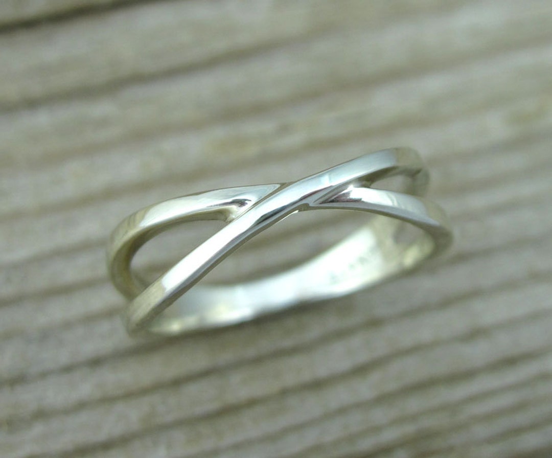 White Gold Infinity Promise Ring Infinity Wedding Ring - Etsy
