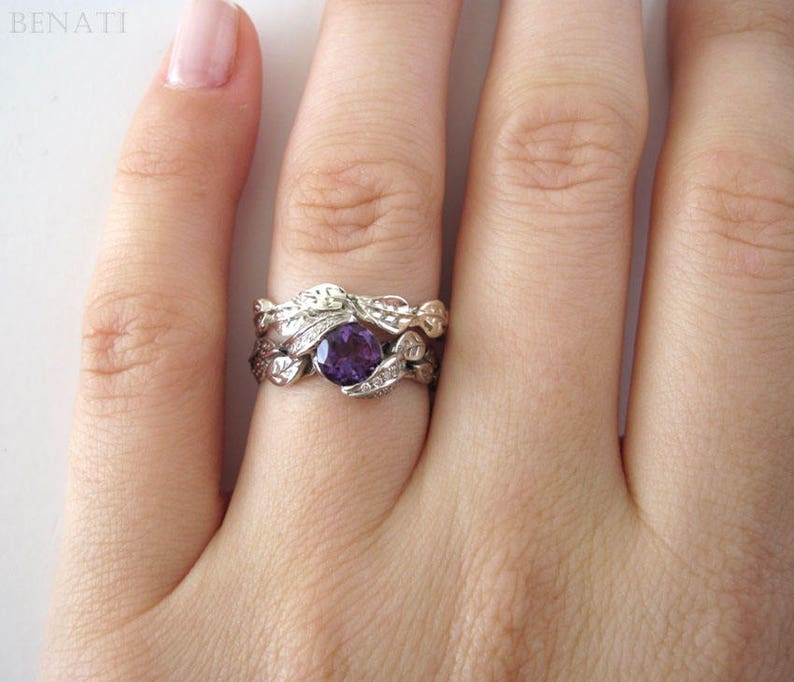 Leaf Wedding Ring Leaf Wedding Band Gold Leaf Wedding Ring | Etsy