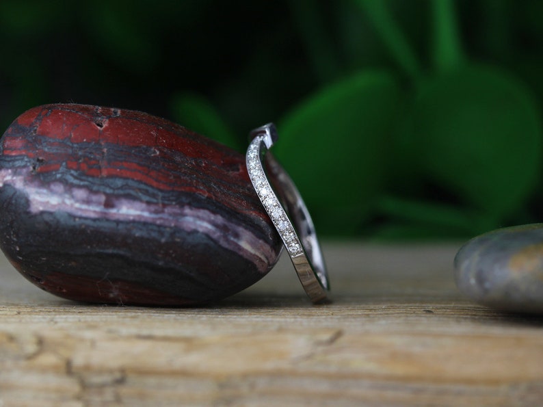 Double Chevron Diamond Ring V Shape Diamond Infinity Ring | Etsy