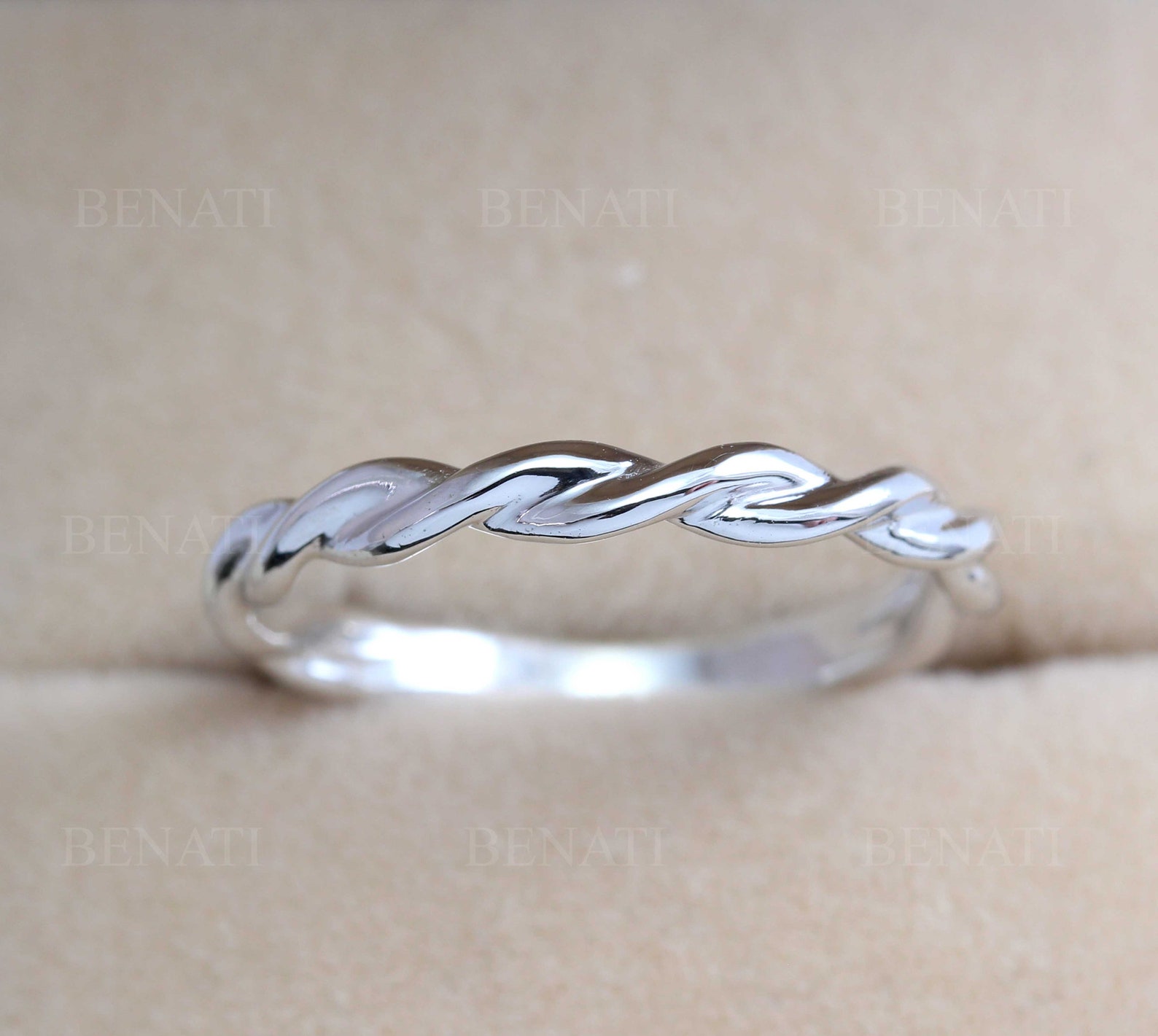 Twisted Rope Wedding Band Infinity Wedding Ring Wedding - Etsy