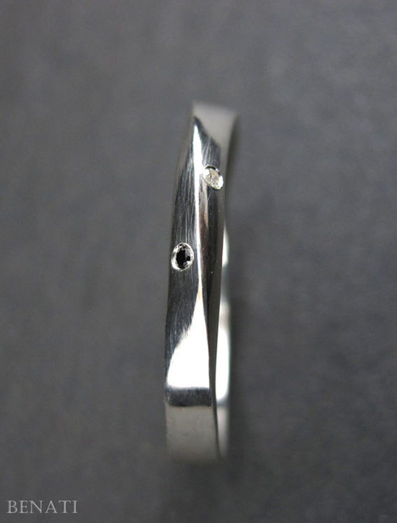 Mobius Wedding Ring Diamond Mobius Wedding Band 4mm Mobius - Etsy