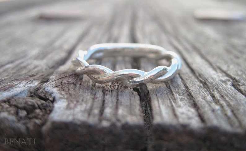 Twisted Rope Wedding Band Infinity Wedding Ring Wedding | Etsy