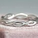 Infinity Wedding Ring Wedding Infinity Ring Braided Rope - Etsy
