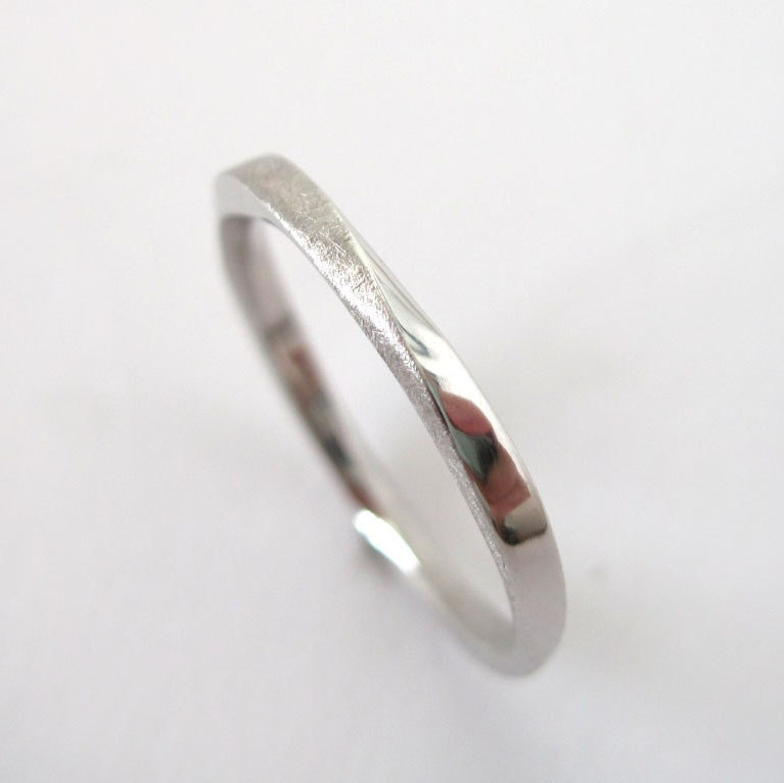 Wedding Band 2mm Mobius Stacking Wedding Ring Mobius Wedding - Etsy