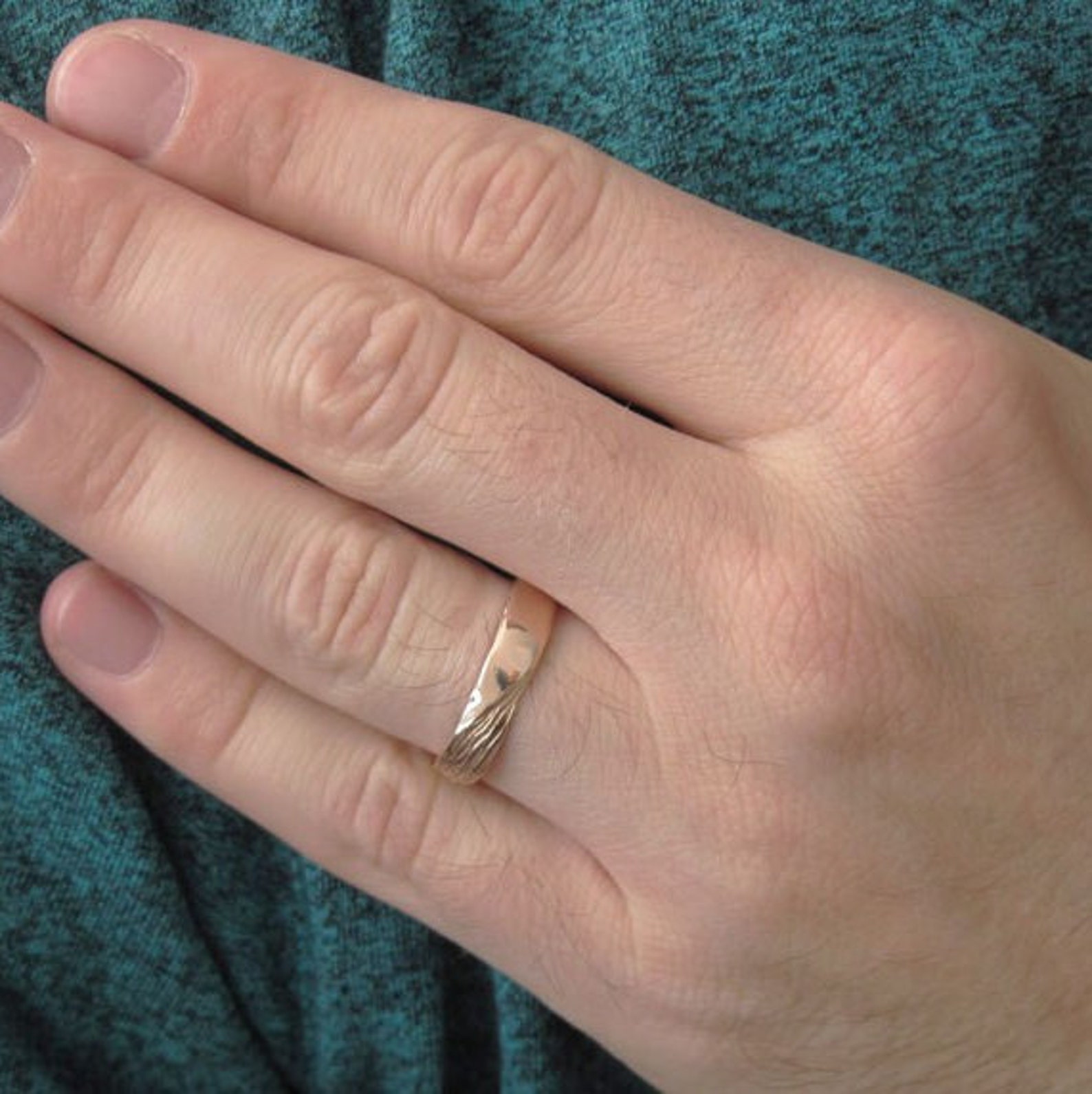 Rose Gold Mobius Wedding Band Mobius Ring in 14k 18k Gold - Etsy