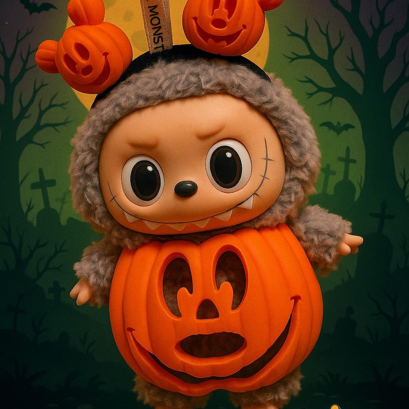 Labubu Orange - Etsy