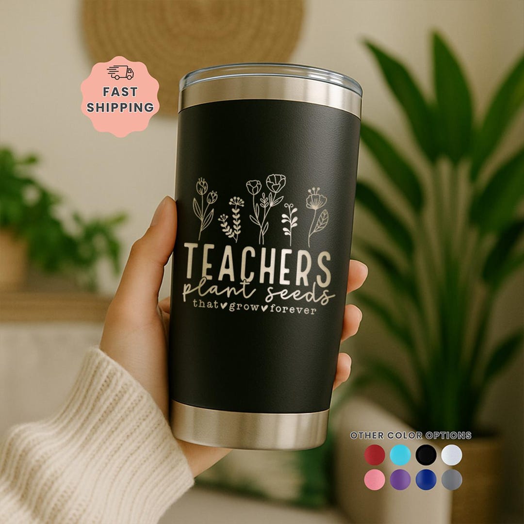 Teacher Appreciation Cup, Teacher Appreciation Present,teacher Cup, End ...