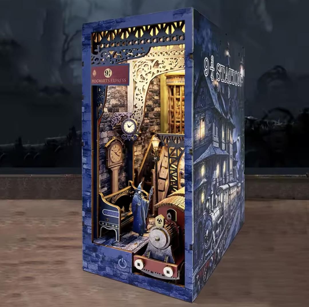 DIY Magic Station Book Nook Kit | 3D Enchanted Puzzle Craft | Train ...