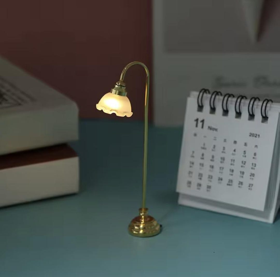 Mini Dollhouse LED Flower Light | Battery Operated Doll House Furniture ...