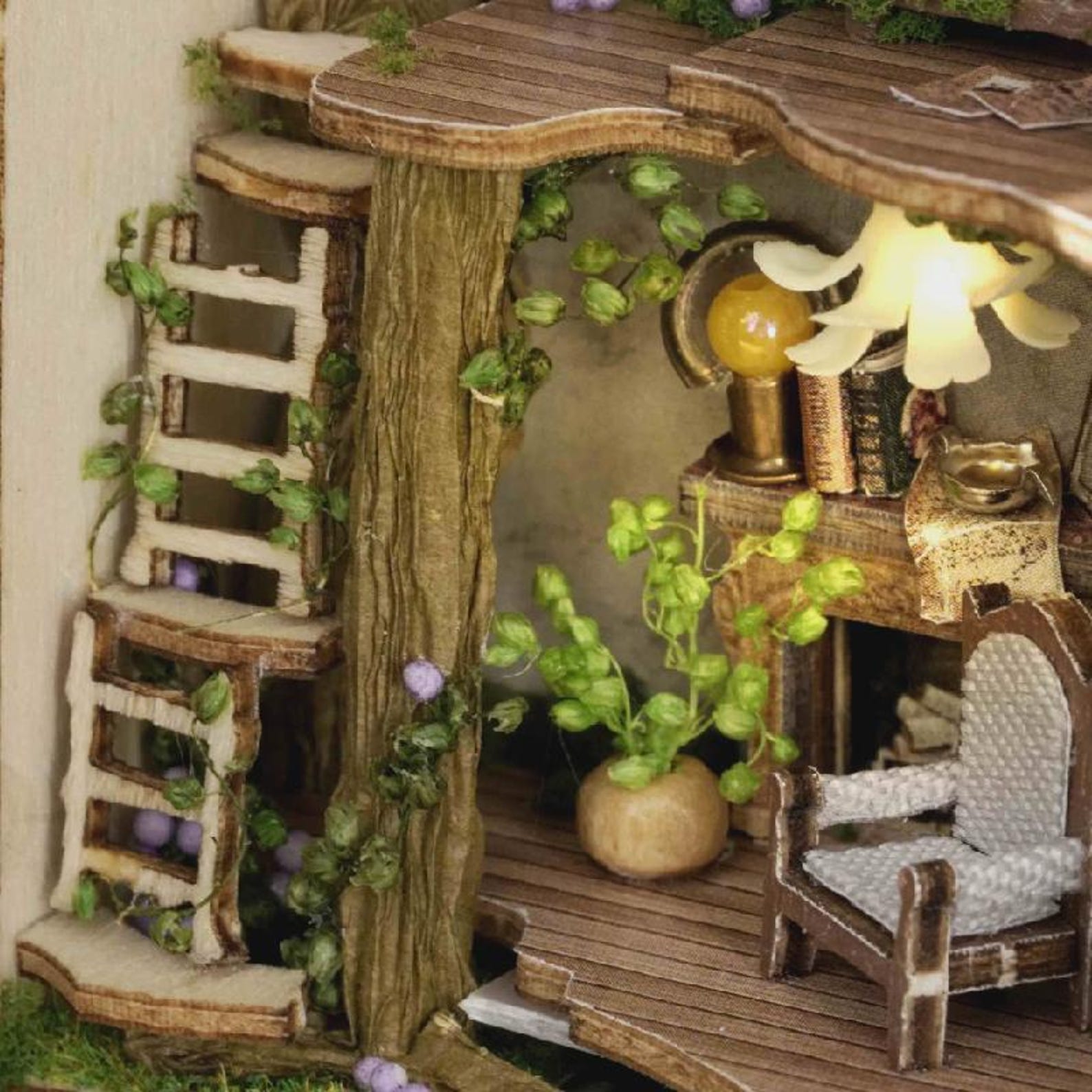 Enchanted Forest DIY Kit – Miniature Woodland Wonderland With Flowers ...