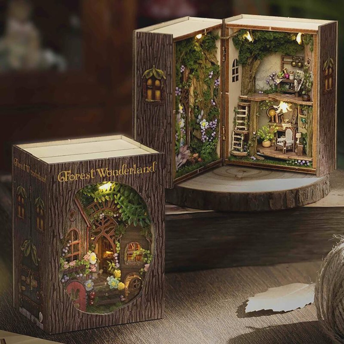 Enchanted Forest DIY Kit – Miniature Woodland Wonderland With Flowers ...