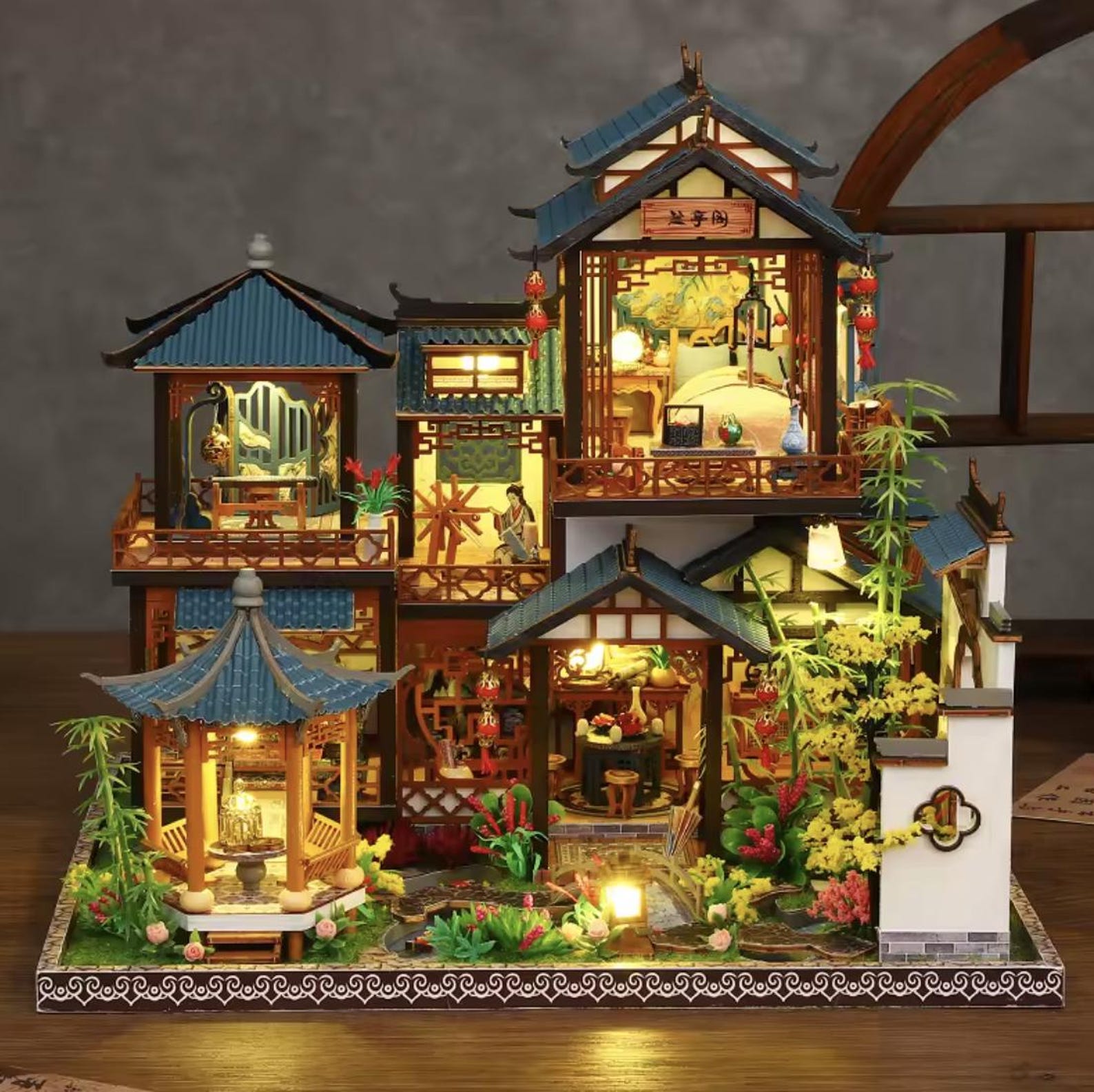 DIY Mini Japanese Home Book Nook – Tiny Cherry Blossom Estate ...