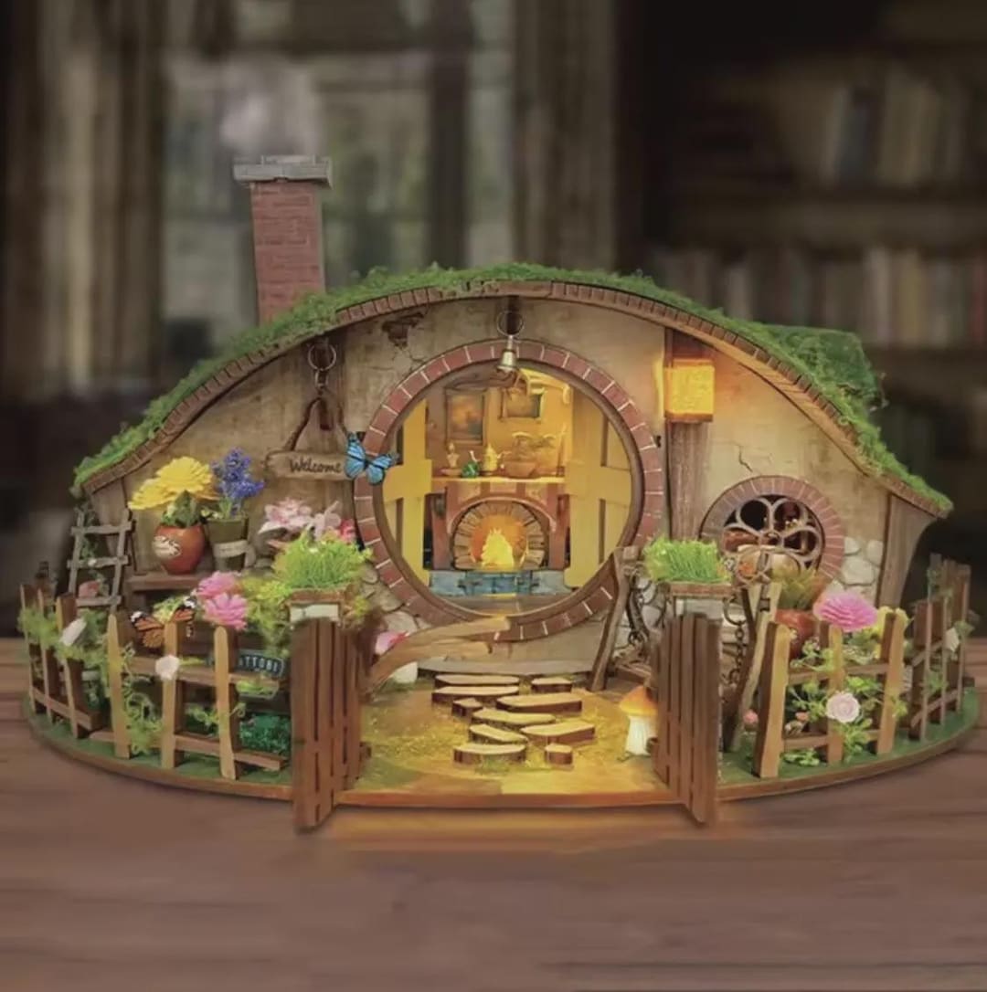 DIY Troll Town Book Nook Kit | 3D Garden Puzzle Craft | Magic Ring ...