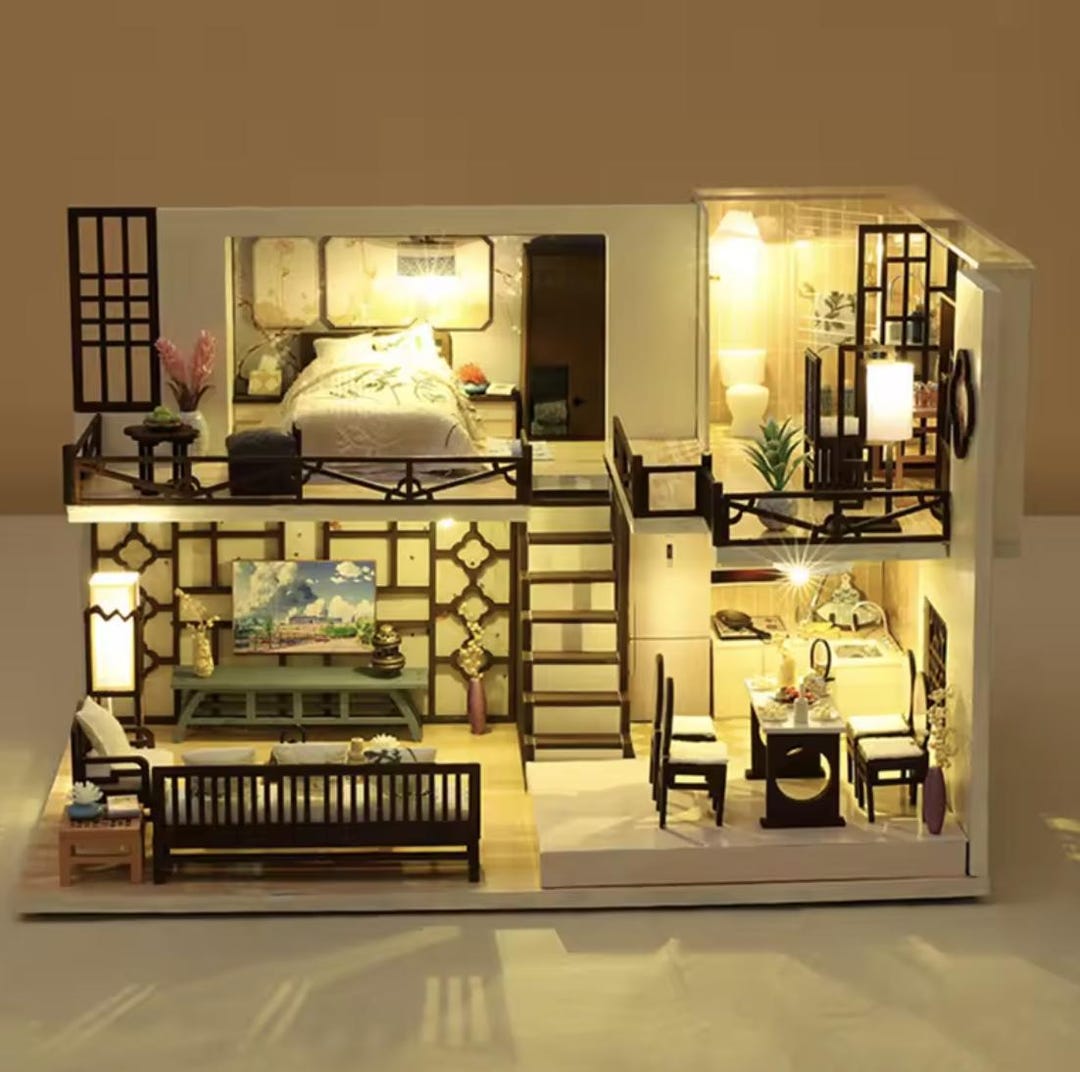 DIY Japanese Home Book Nook Kit | 3D Traditional Puzzle Craft | Zen ...