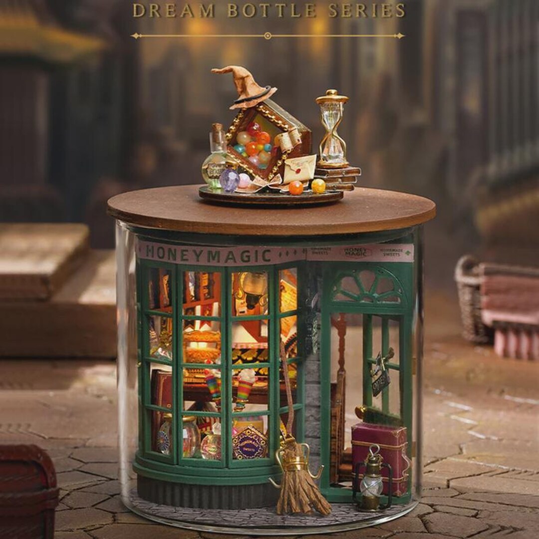 DIY Magic Spell Book Nook Kit: 3D Puzzle Shelf Insert Craft Model - Etsy