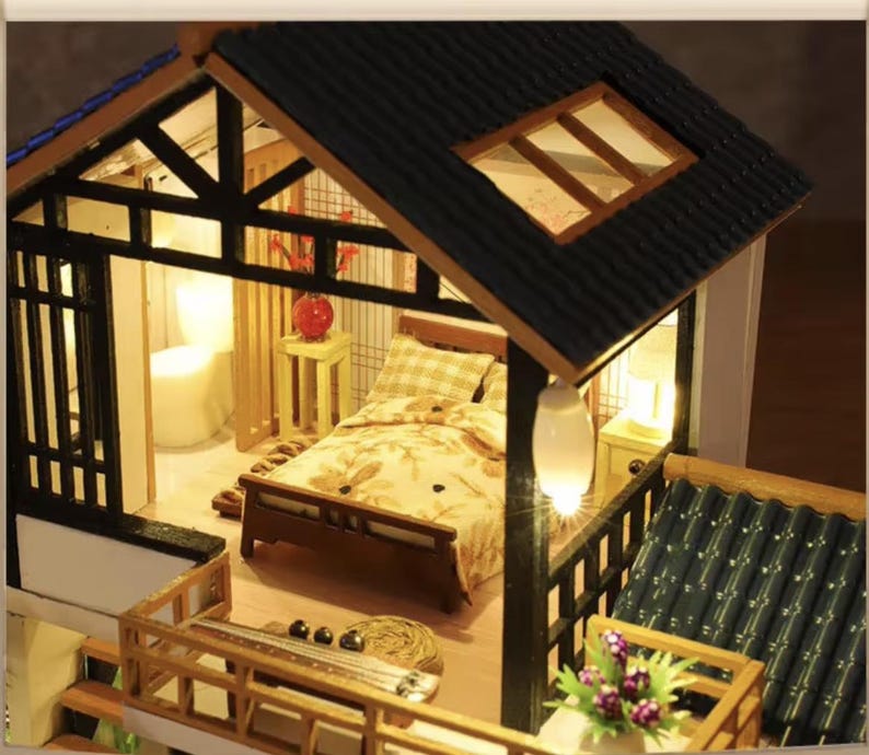 DIY Bamboo Home Book Nook Kit | 3D Zen Puzzle Craft | Tranquil Nature ...