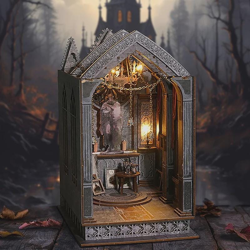 Mini Gothic Architecture Book Nook - DIY Craft Set - 3D Medieval Puzzle ...