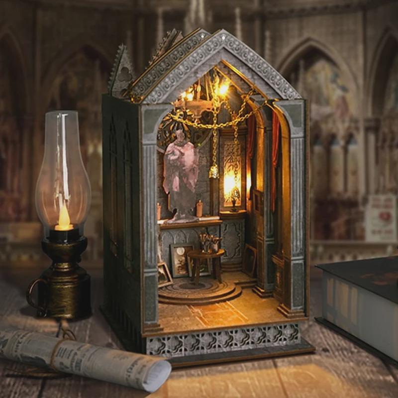 Mini Gothic Architecture Book Nook - DIY Craft Set - 3D Medieval Puzzle ...