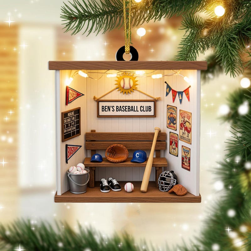 Baseball players in locker room - Etsy.de