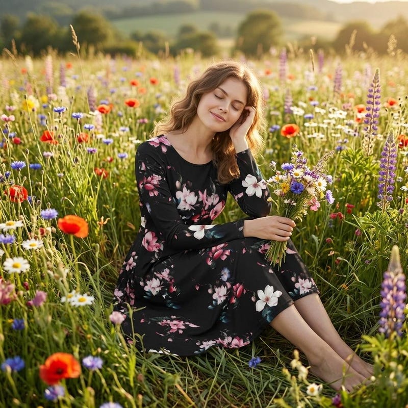 Modest Garden Dress - Etsy