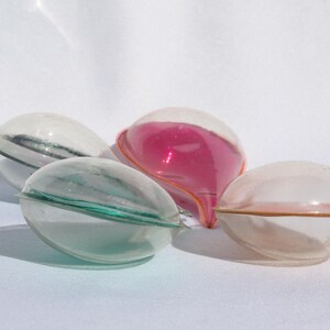 Vintage 3D Unbreakable Plastic Christmas Ornaments Teardrop Raindrop ...