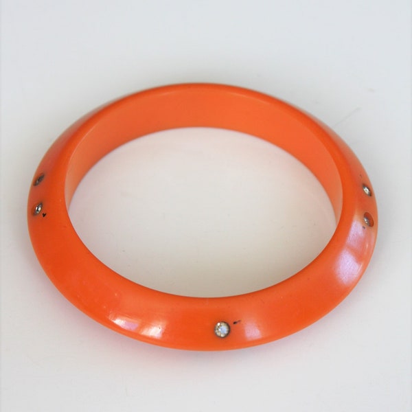 Orange Bakelite - Etsy