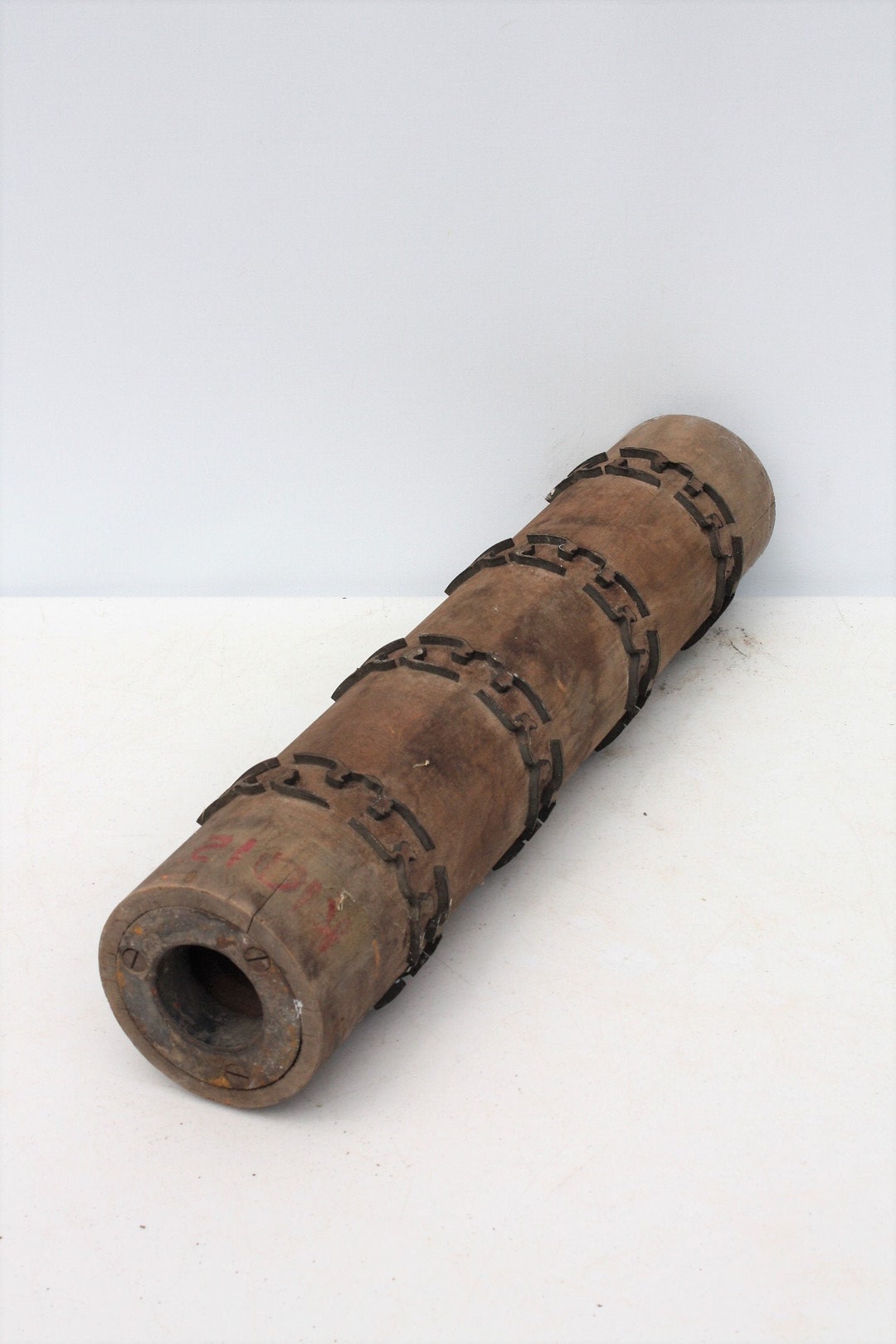 Antique Vintage Wallpaper Print Roller Industrial Salvage - Etsy