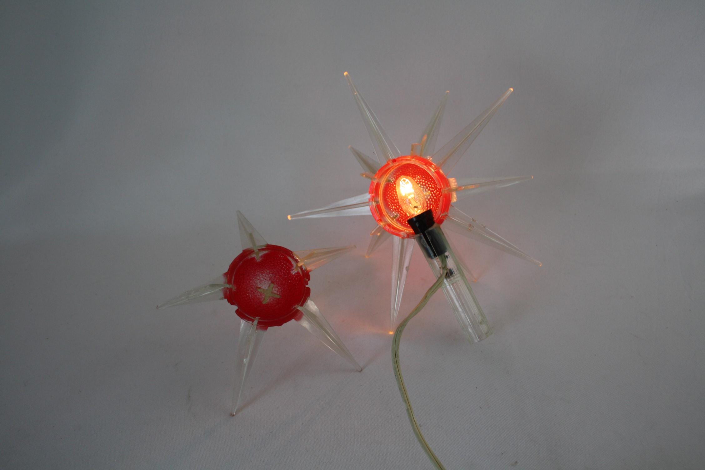 Vintage Bradford Star of Bethlehem Star Starburst Plastic Light up ...