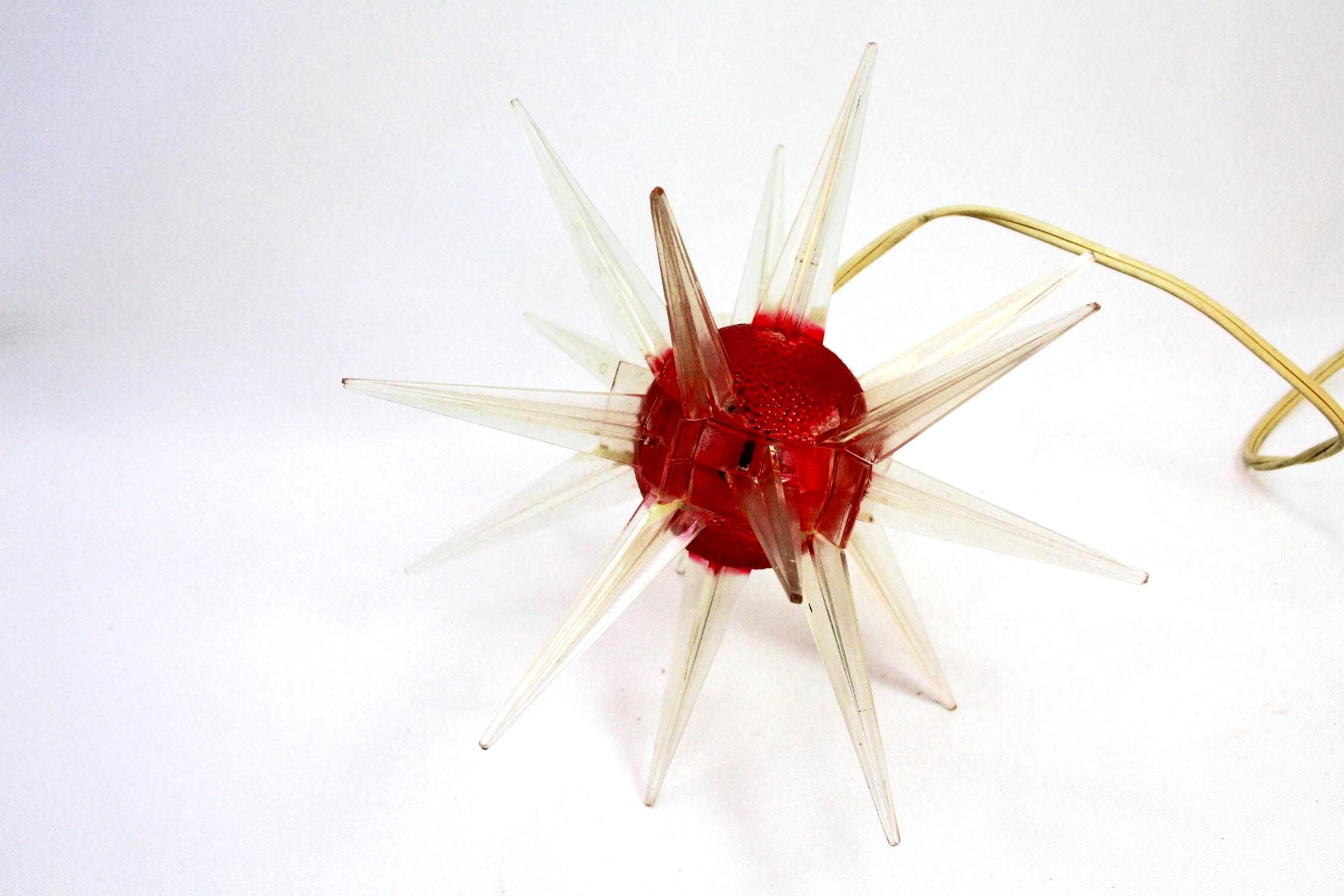 Vintage Bradford Star of Bethlehem Star Starburst Plastic Light up ...
