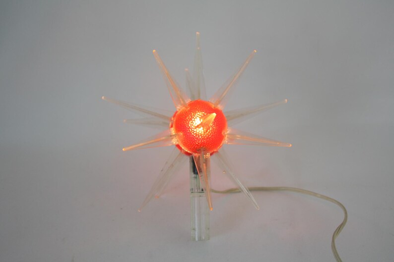 Vintage Bradford Star of Bethlehem Star Starburst Plastic Light up ...