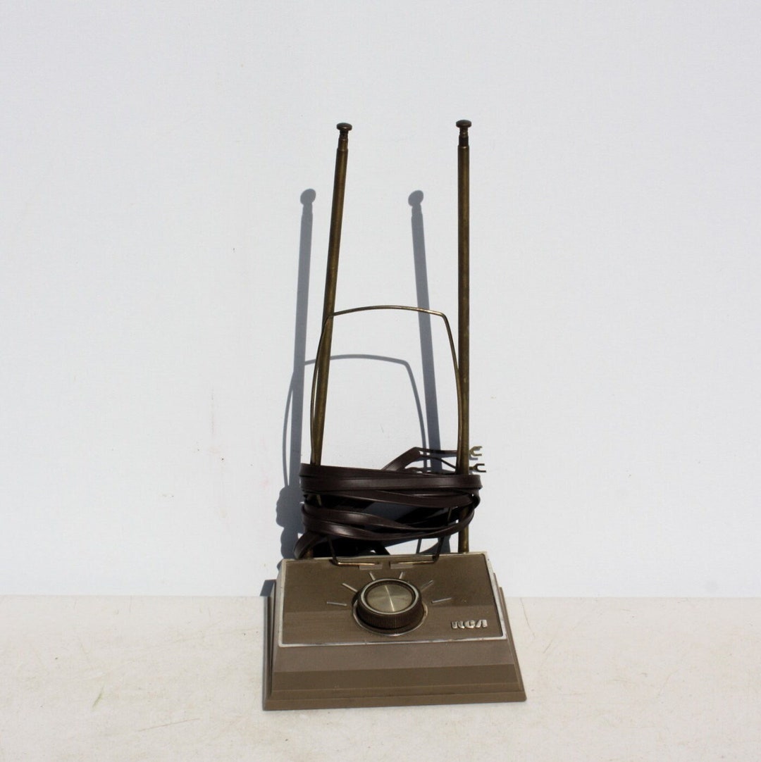 Vintage TV Television Antenna Bunny Ears Rabbit Ears RCA Telescoping ...