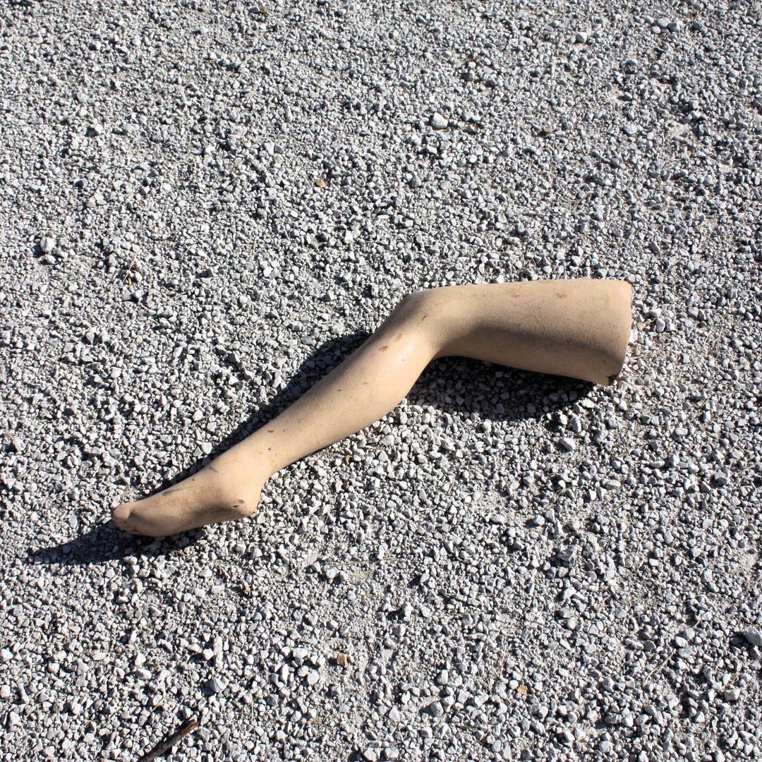 Vintage Mannequin Female Leg Lower Limb Right Store Hosiery Display ...