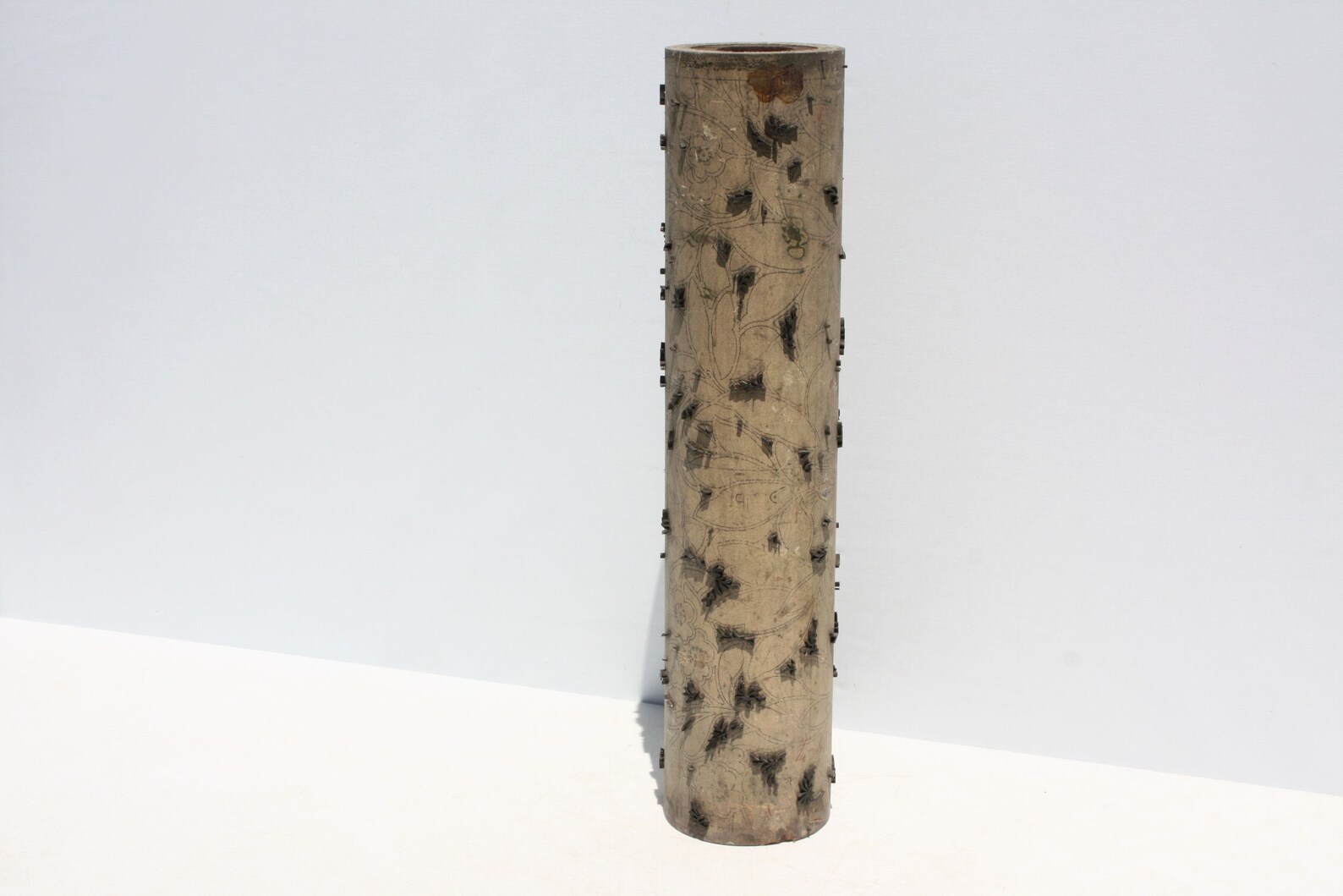 Antique Vintage Wallpaper Print Roller Industrial Salvage - Etsy