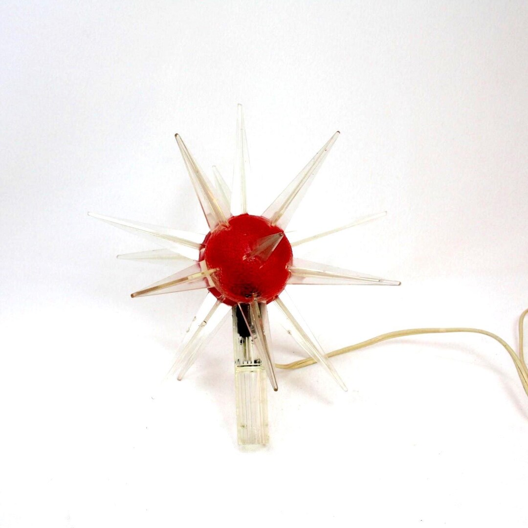 Vintage Bradford Star of Bethlehem Star Starburst Plastic Light up ...