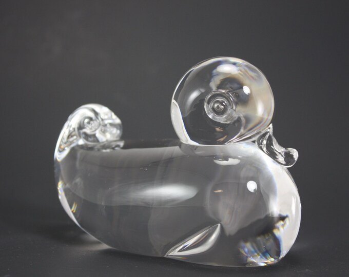 Vintage Steuben Crystal Glass Rubber Duck Ducky Duckling Rare - Etsy