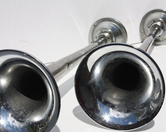 Vintage Fire Truck Horns Long Grover Products Los Angeles - Etsy