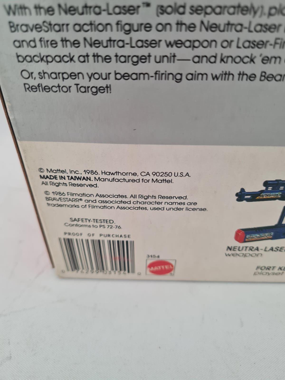 1986 Mattel Marshal Bravestarr Tex Hex Evil Laser-fire Backpack , Boxed ...