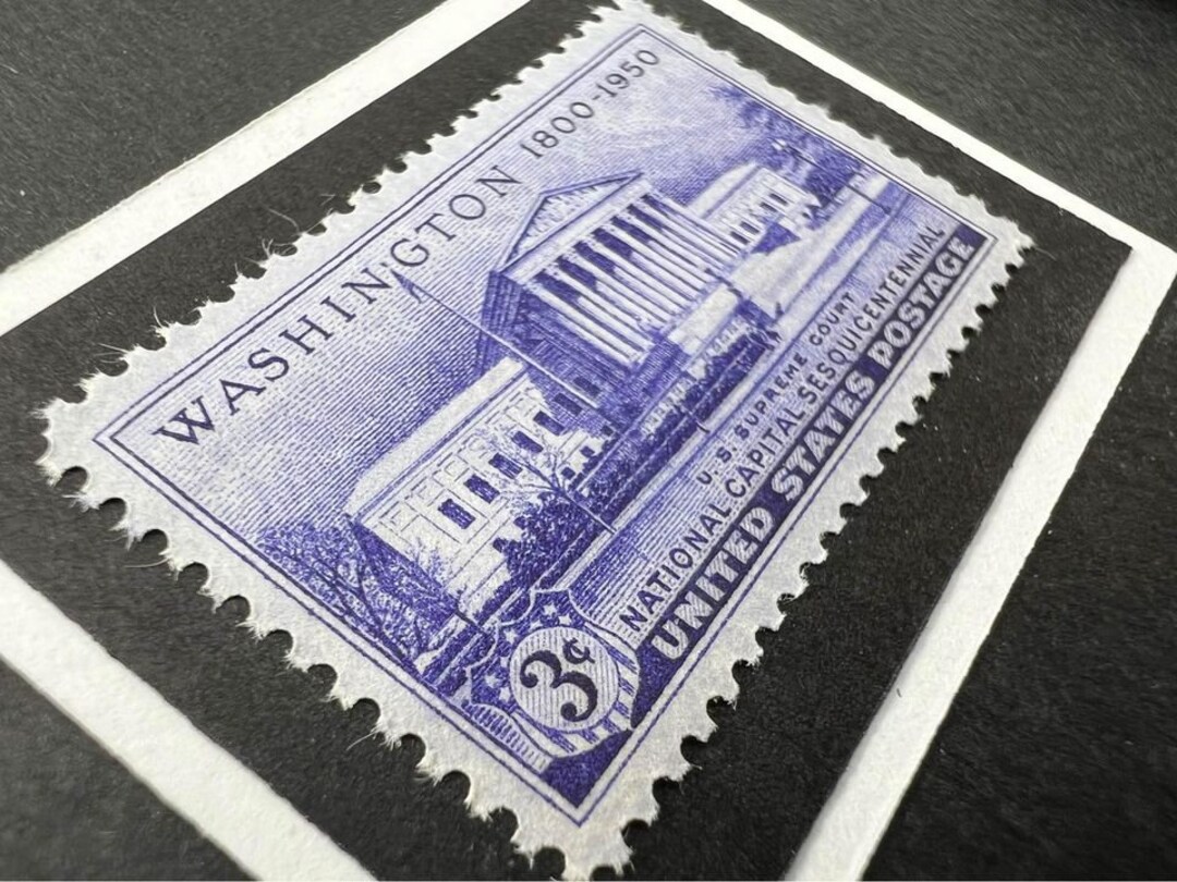 Supreme Court 1950 Judge Jury Framed Postage Stamp - Etsy