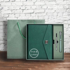 Christmas Corporate Gift Set,personalized Logo Notebook, Pen & Notebook ...