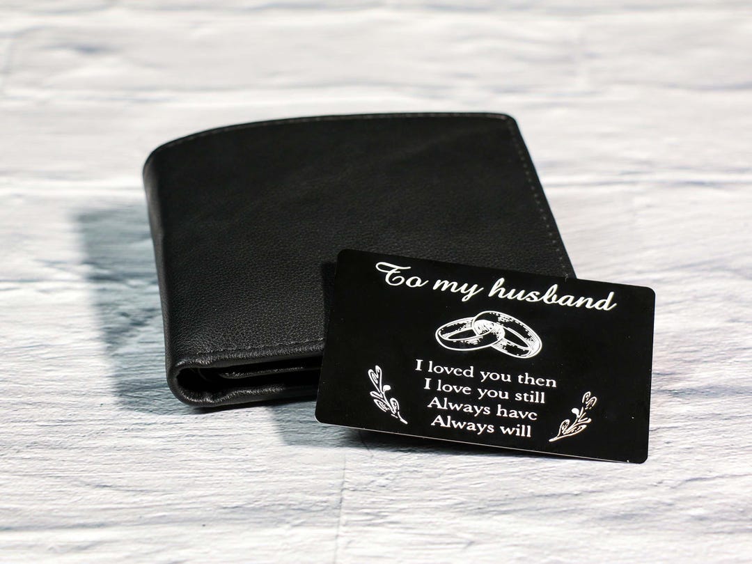Personalized Metal Wallet Card - Custom Laser Engraved Message,wallet ...