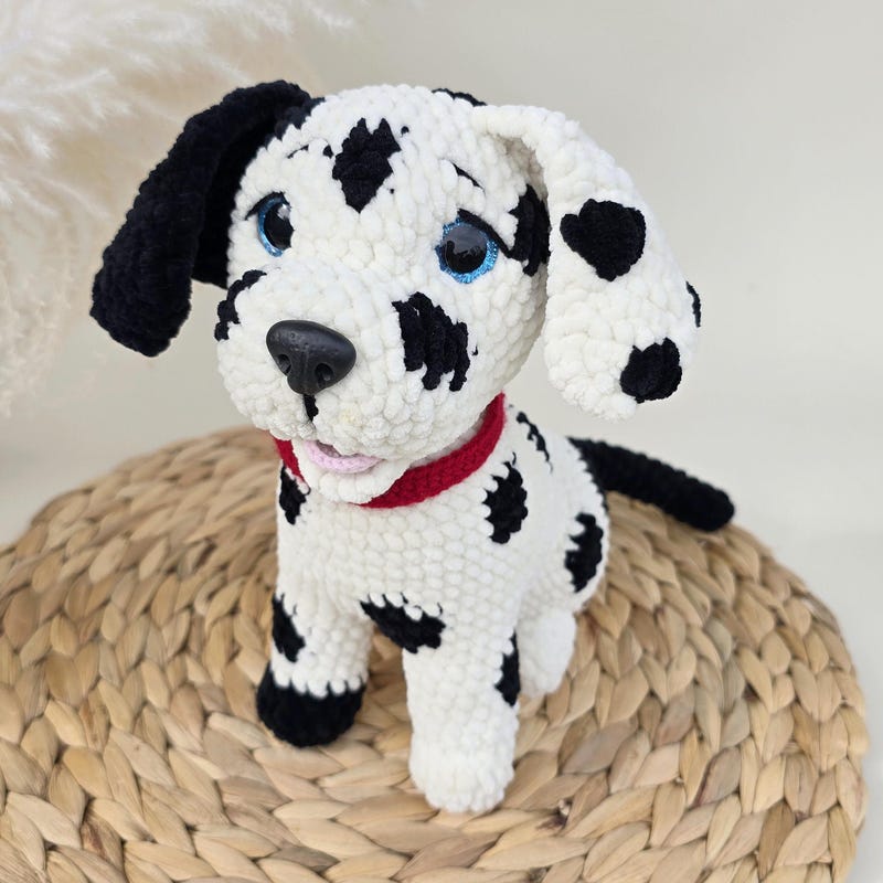 Crochet Dalmatian Puppy - Etsy